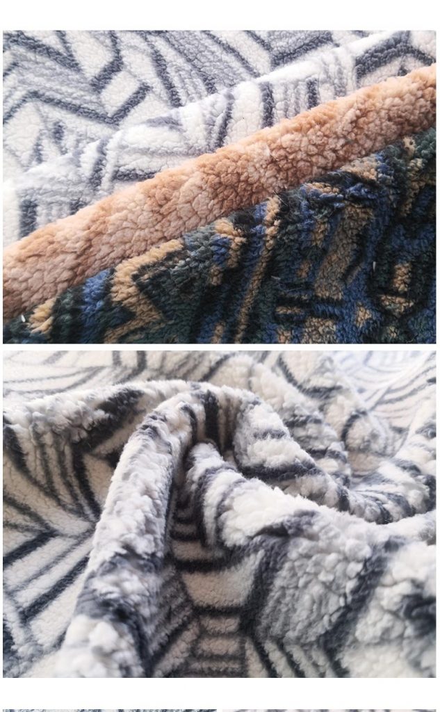 Print Berber Fleece