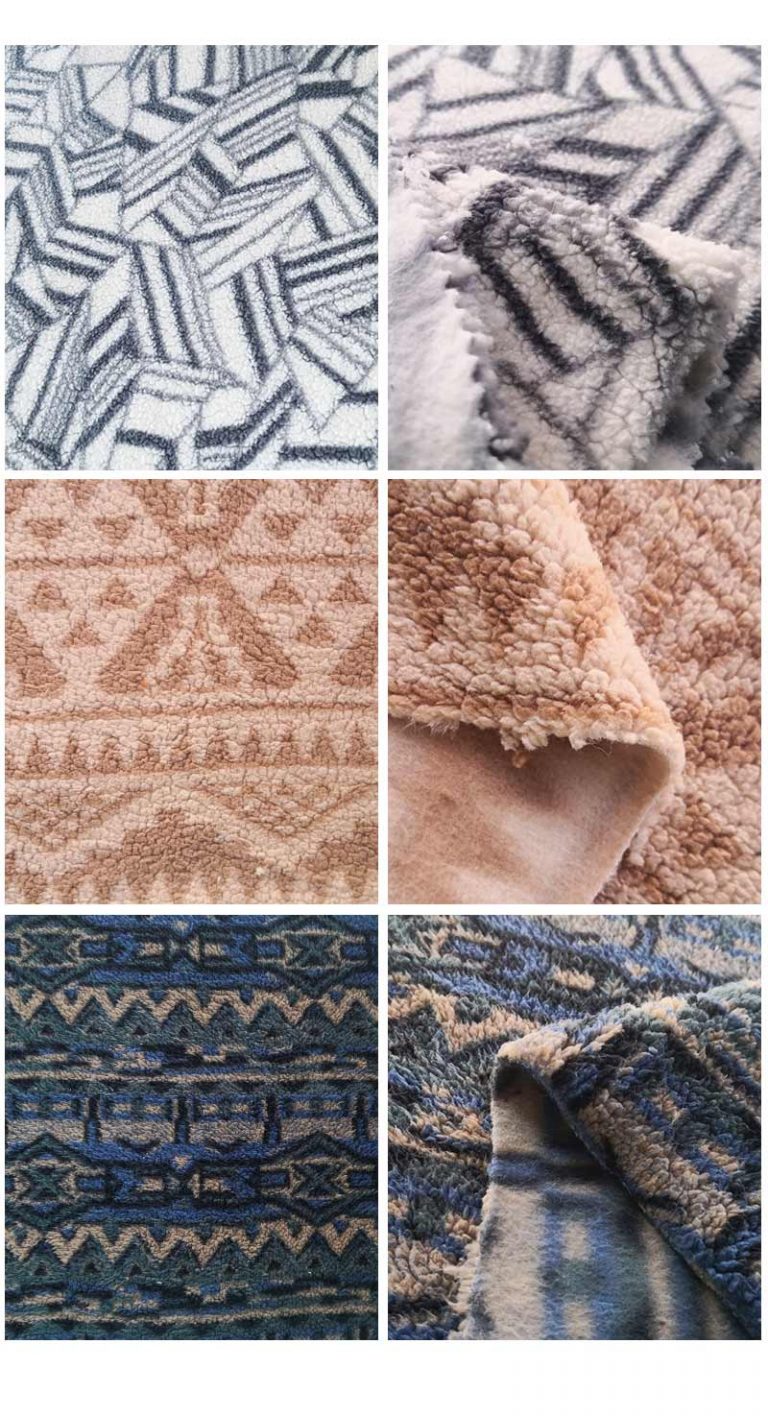 Print Berber Fleece